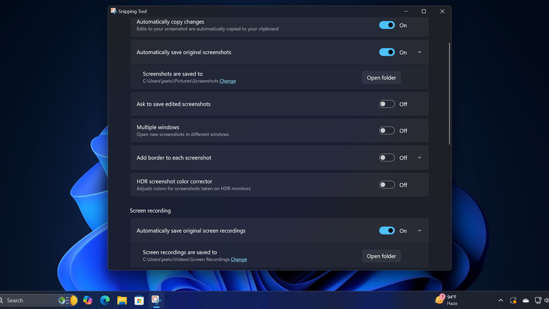 Windows-11-Preview-introduces-Save-folder-selection-in-the-Snipping-Tool – PC3 Magazine